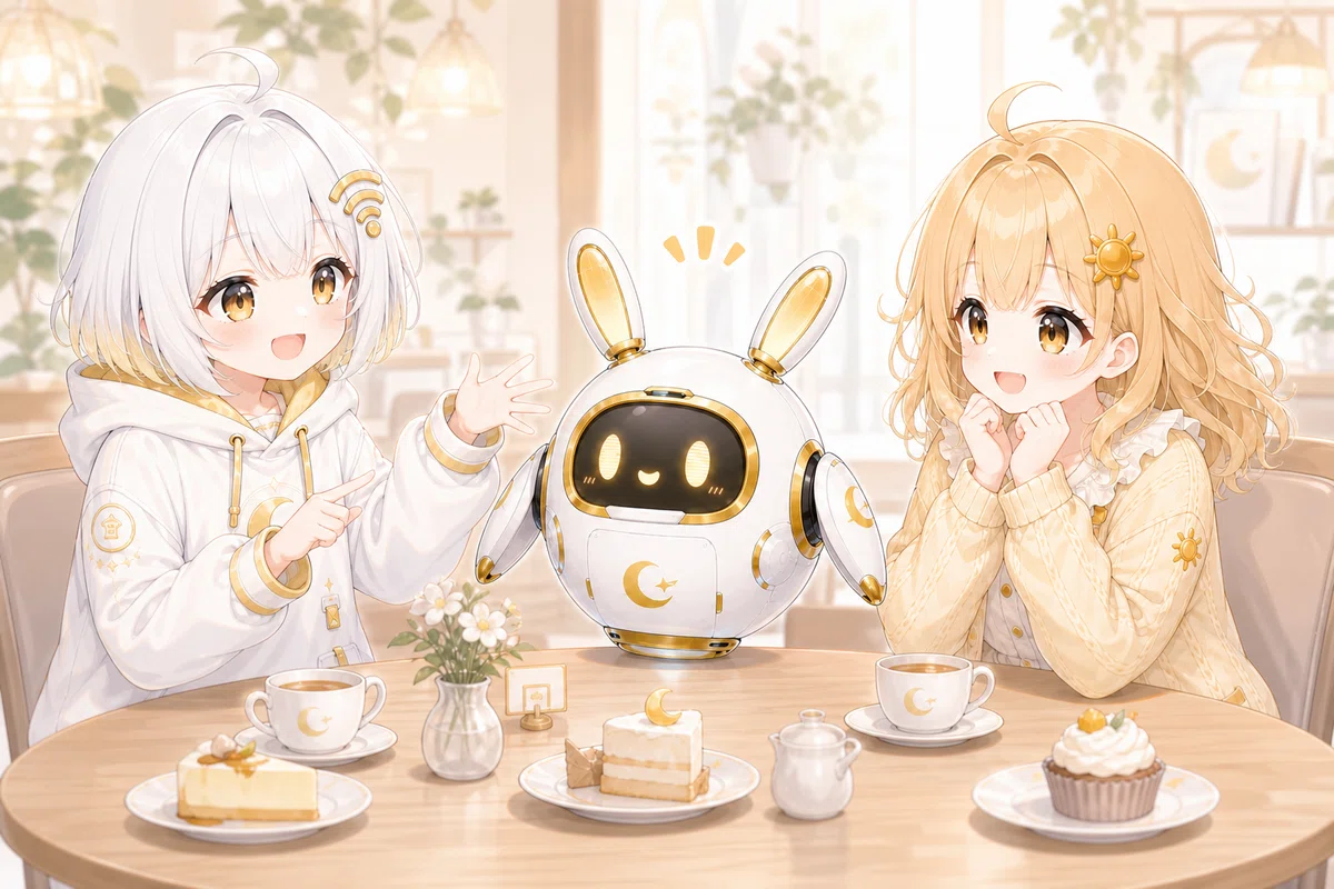 ぴんちゃんって、だれ？【月奈樹らむのふわっとIT用語解説】3人でおしゃべりしてみた｜月奈樹らむ｜やさしいIT用語ナビゲーター