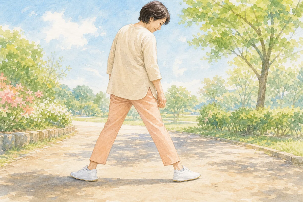 つま先が外を向くのは「足のせい」じゃないかも｜“腕”から整える歩き方の感和ケア｜リンパケアサークルゆるふわ
