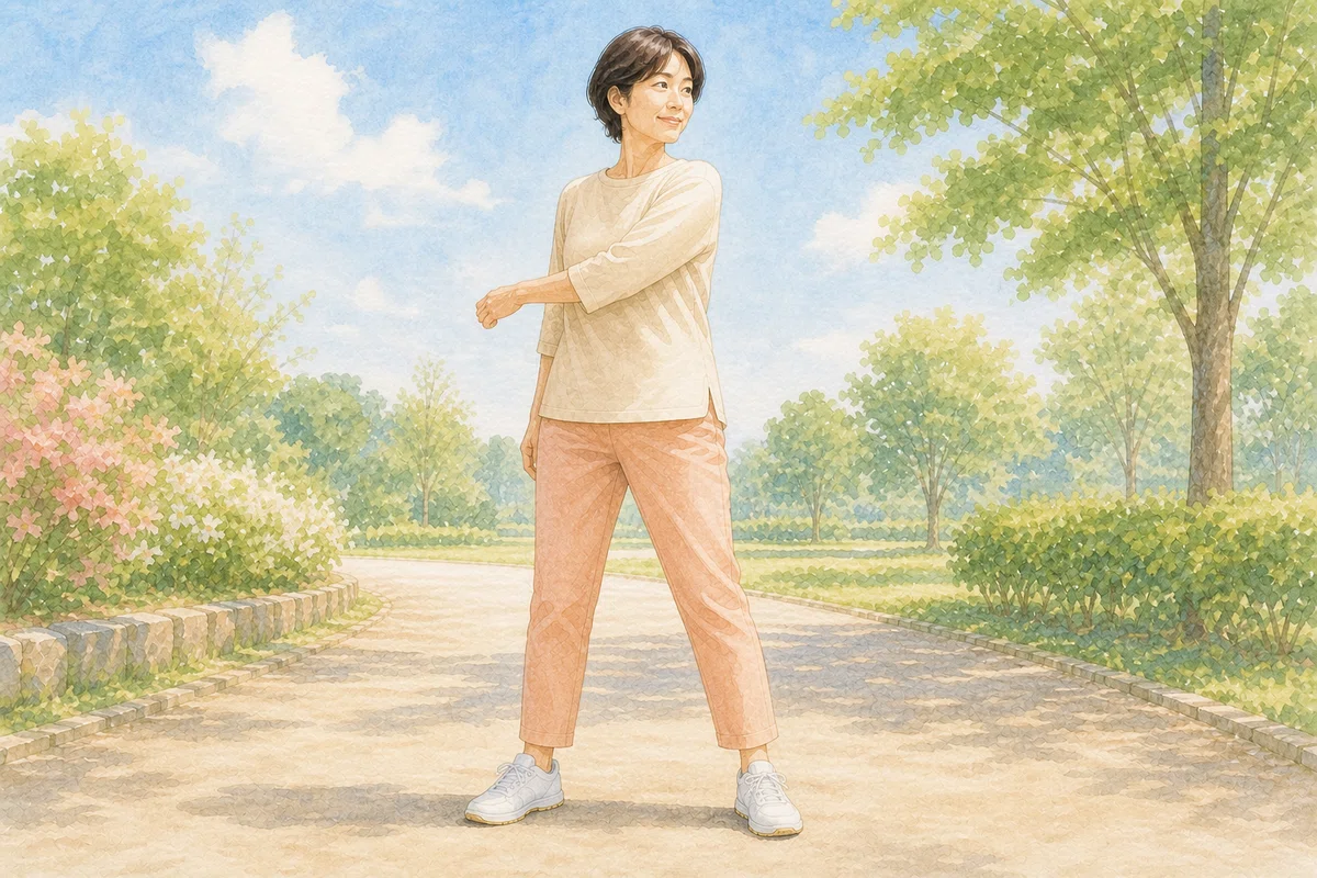 つま先が外を向くのは「足のせい」じゃないかも｜“腕”から整える歩き方の感和ケア｜リンパケアサークルゆるふわ