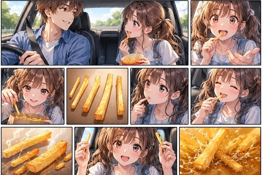 ポテトの歌🍟🎵｜アメリ