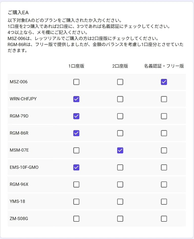 TNKのEAをご購入の方へ～代替EAのご案内～｜TNK