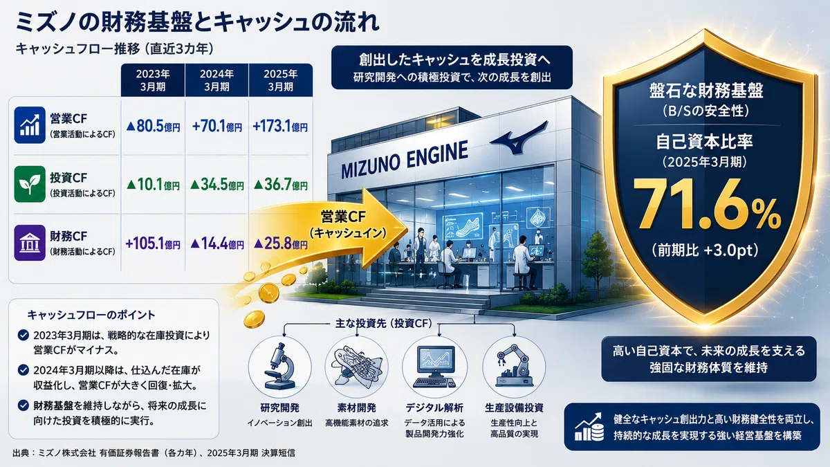 部活の「ミズノ」が安全靴と海外ゴルフで稼ぎまくる異次元のサイフ構造｜流通の財務