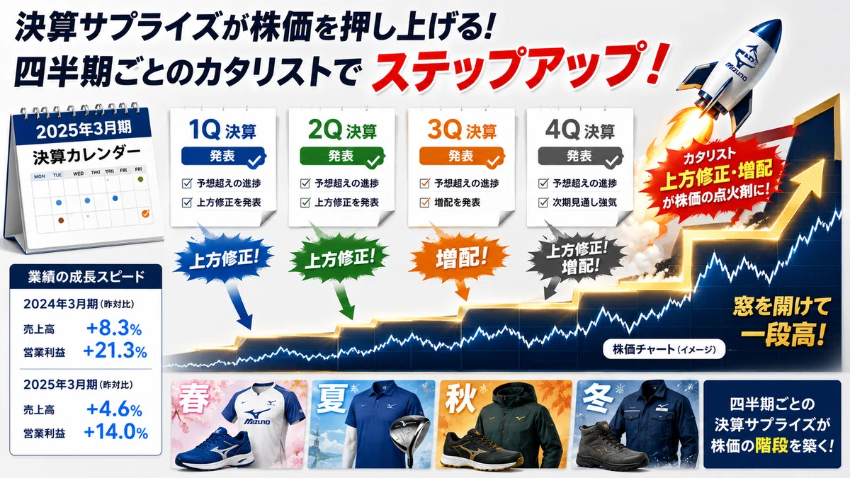 もう「部活のミズノ」ではない。PBR1倍割れから大化け｜流通の財務