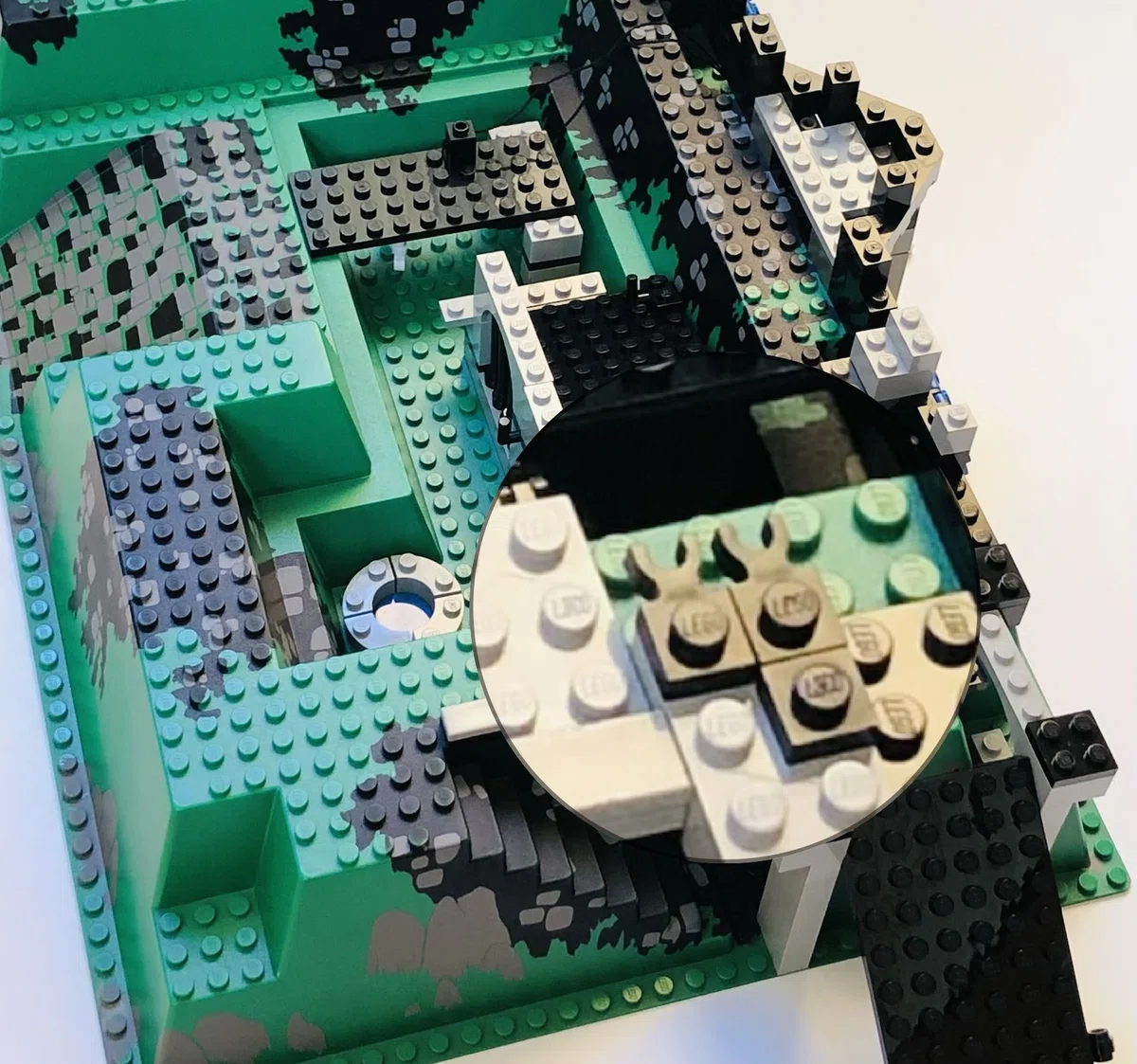 【LEGO 6090 基礎部分⑦｜入口まわりの細かな土台を整える】｜Gonta_n_LEGO
