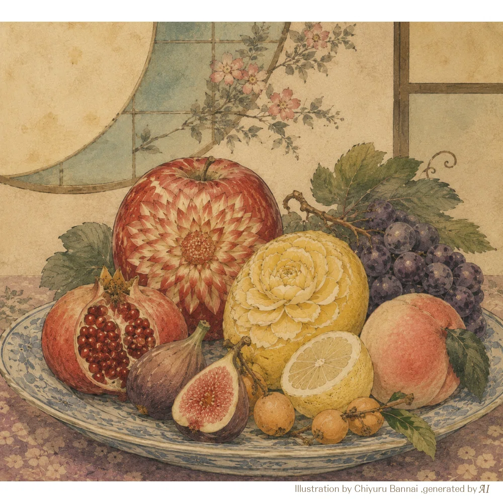 ＃創作大賞感想🍎詩の「フルーツ盛り合わせ」をどうぞ💕｜バンナイちゆる｜ファンタジー小説ブログやってます💛