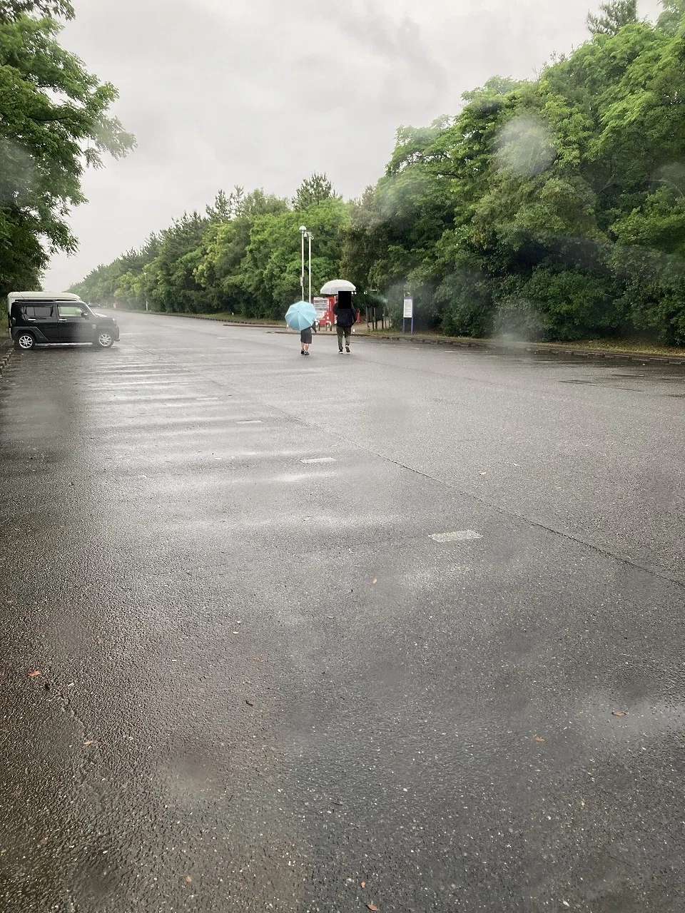 雨の新舞子と快晴の吉良サンライズ｜popo