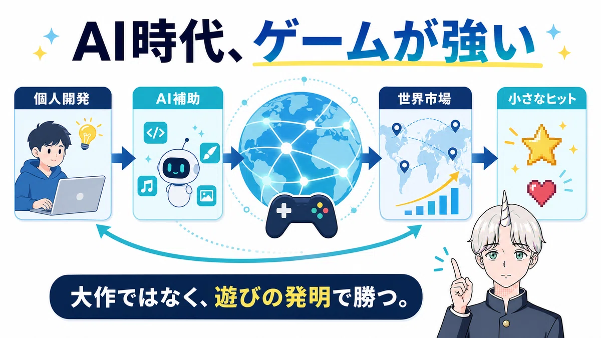 日本人が個人で開発したゲームが24億円売り上げている時代のAI活用術｜Fujin