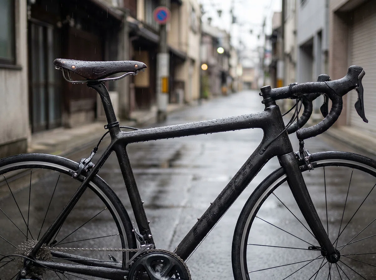 "My bike got caught in yesterday's rain..." If you leave that worry ...