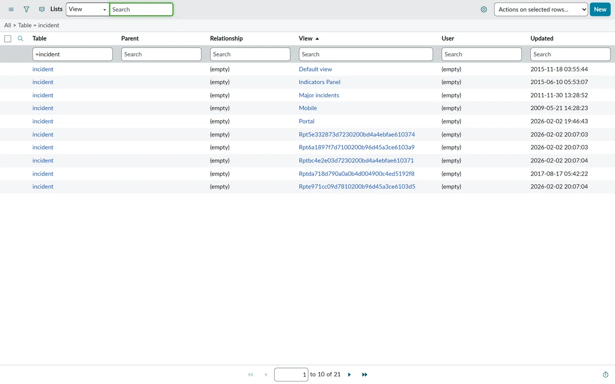 ServiceNow のリスト列レイアウトを実機で確認する：sys_ui_list ＋ sys_ui_list_element と、フォーム ...