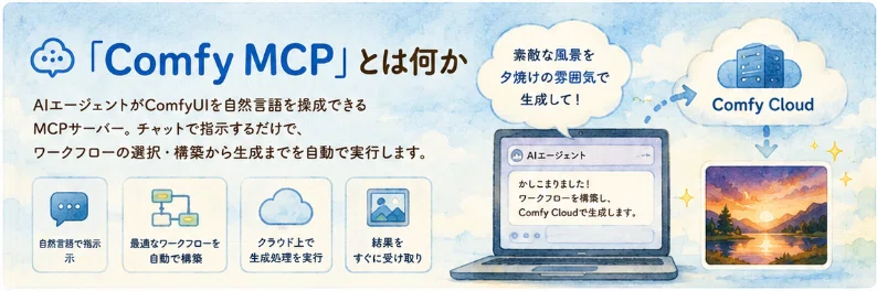 ComfyUI runs just by talking to an AI agent—'Comfy MCP' public beta ...