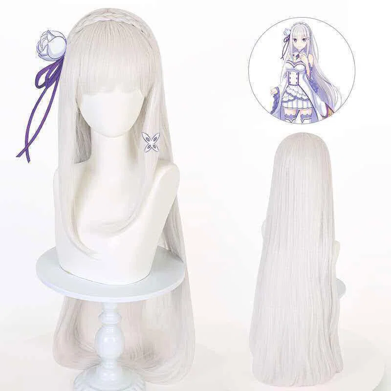 Re:ゼロから始める異世界生活4期 エミリア(リゼロ) コスプレ衣装 ショート丈トップス ボディースーツ フード付きマント｜CUTE ...