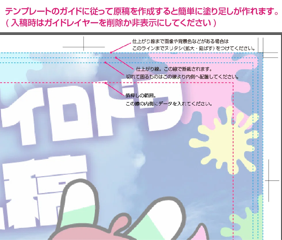 Super Basic Printing Techniques! What is Bleed?｜なないろ堂/同人誌印刷所