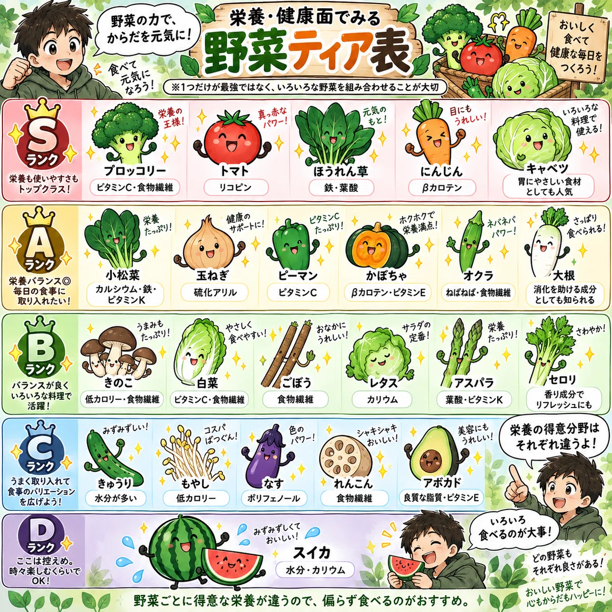 In the end, which vegetables should I eat? A detailed explanation of ...