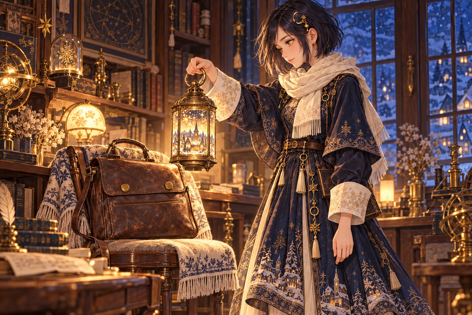 Even in a quiet room, why does it look like a face?｜冬灯