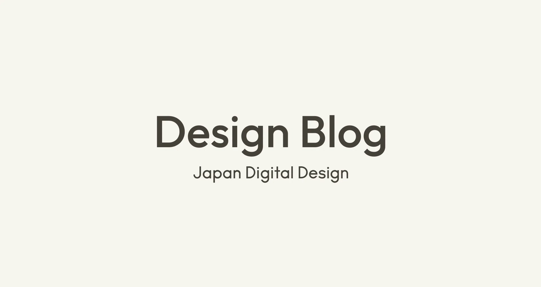 Design Blog｜Japan Digital Design, Inc.｜note