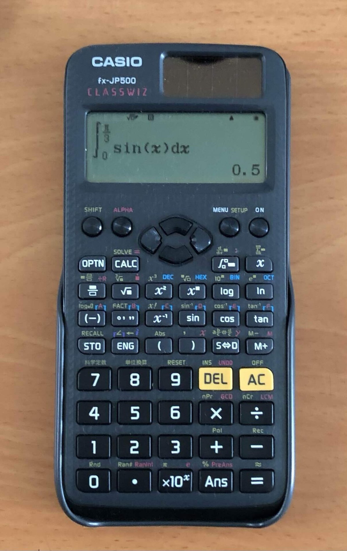 電卓コレクション Vol.3 CASIO fx-JP500｜Olivine