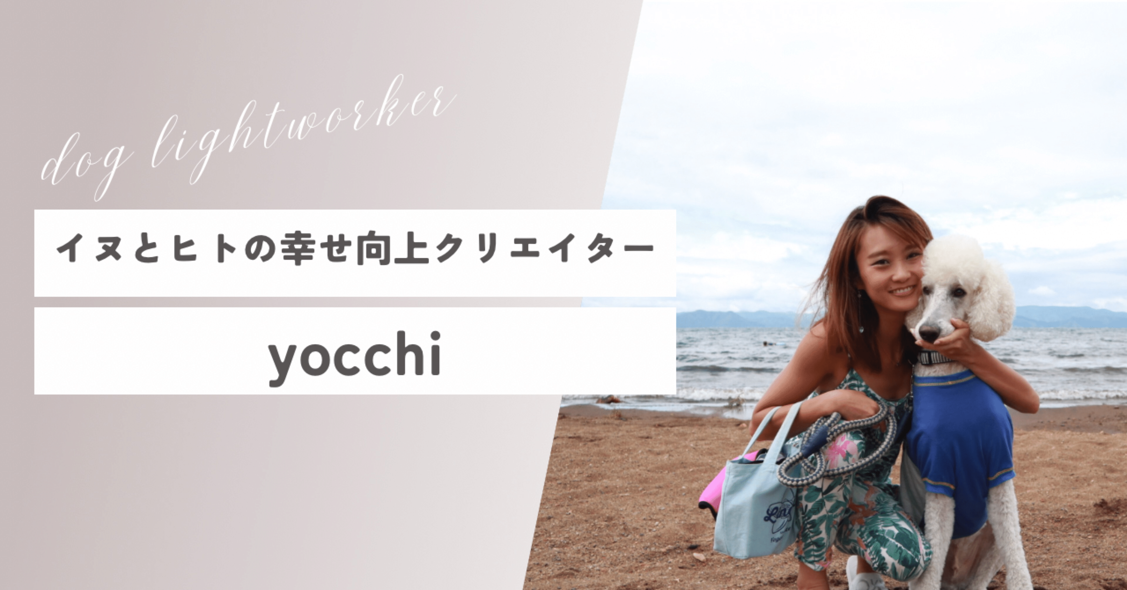 yocchi 🐩 ドッグヨガ＆ドッグホリスティックケアインストラクター｜note