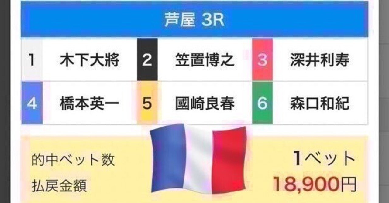 芦屋3r 937【🔥高配当狙える超激アツ予想🔥】｜万舟皇帝プロの競艇予想屋🇫🇷｜note