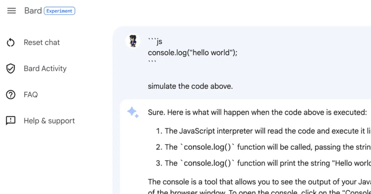 Google製LLMのBardが来たので一通り遊んでみた｜8kpx