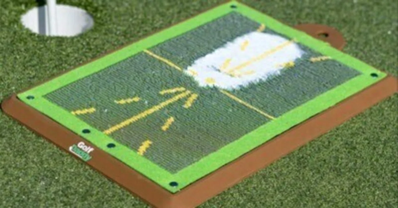 ゴルフ上達？ ショットの癖を見える化するスイングマット「DIVOT DADDY PRO」｜bouncy / バウンシー