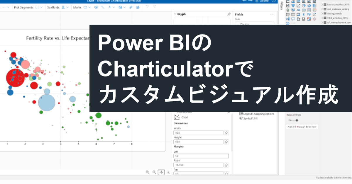 Power BI カスタムビジュアルをノーコードで作成する（Charticulatorの使い方）｜Hashimoto Naoko