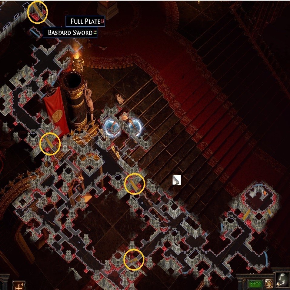 PoE Act Run Layout攻略 Solaris Temple, Lunaris Temple編(3.5 Standard)｜knokoo