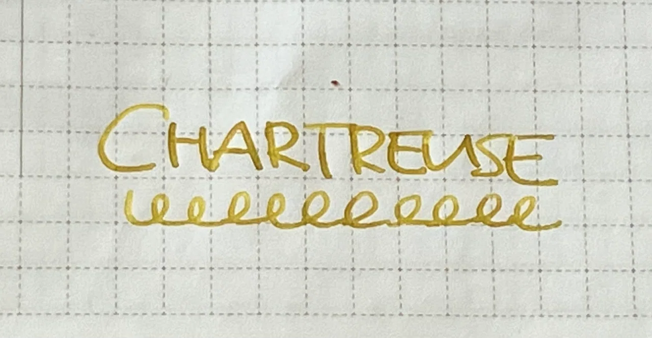 今月のインクから：ロバートオスター Chartreuse｜流 星姫