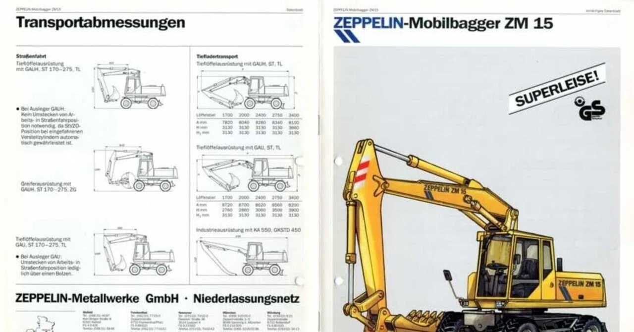 ZEPPELIN MOBILBAGGER ZM15｜建設機械化ライブラリー｜note