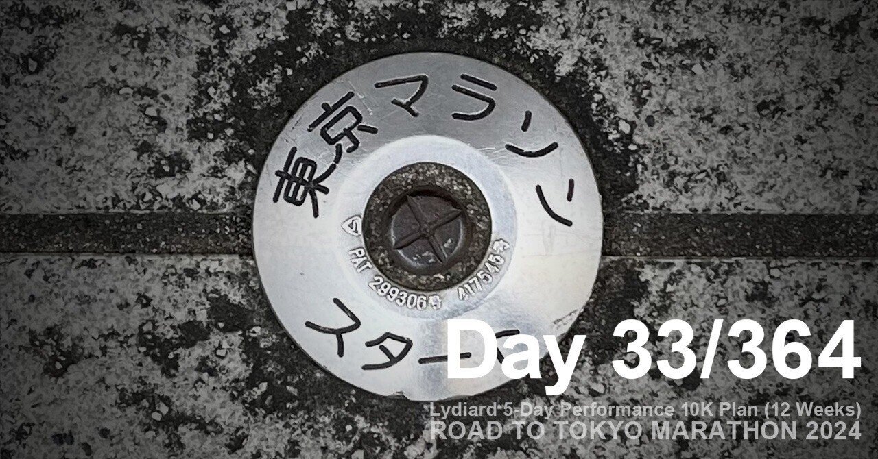 東京マラソン2024への道 [10Kレース編] 33/364｜渡部 昇治 / Shoji Watabe｜note