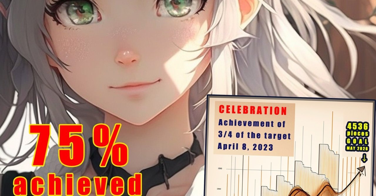 ピアノ万葉集：目標の75%達成記念 ★ マルチメディア・アーティストの毎日創作活動紹介：日課①ピアノ曲：230408-3402曲目、日課②ピアノ創作ノート、日課③AI創作アート：OpenSea ...