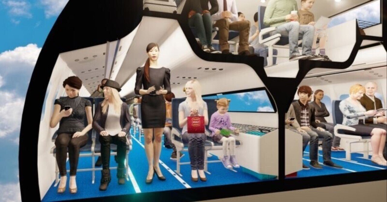 飛行機で不評の真ん中の座席にサヨナラ。｜DigitalCreator