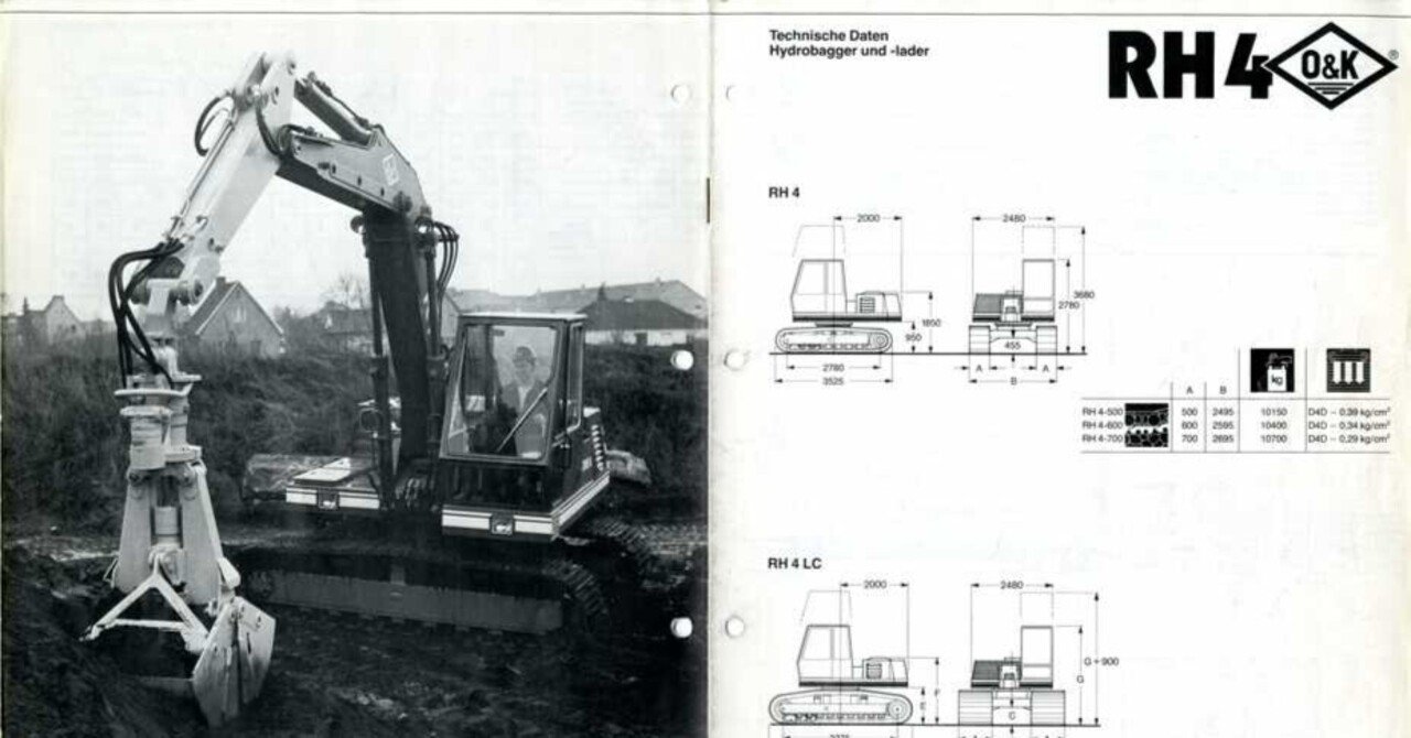 O&K RH4｜建設機械化ライブラリー
