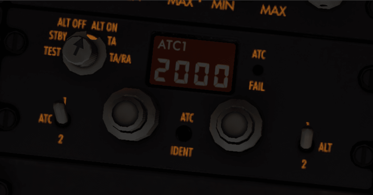 set squawk MODE C (Charlie)｜Yoshimitsu