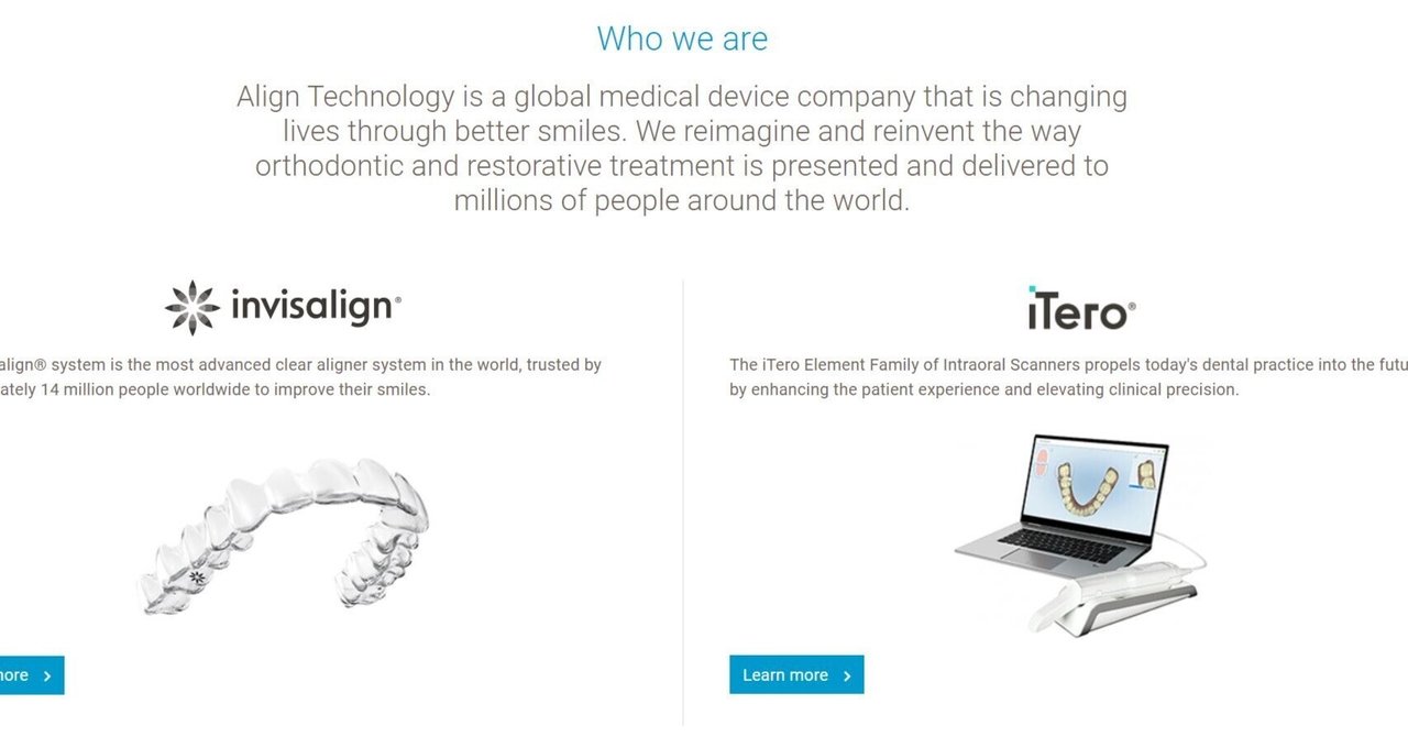 【米国株】Align Technology【ALGN】はどんな会社？【企業解説】｜株FXの毒舌な妹｜note