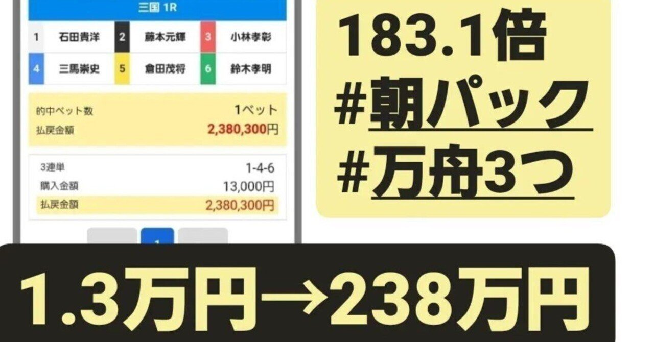 415 🌟的中報告🎯高額配当🔥的中祭り🔥｜万舟ヒット女神🗽🌟競艇予想師せいな🌟｜note