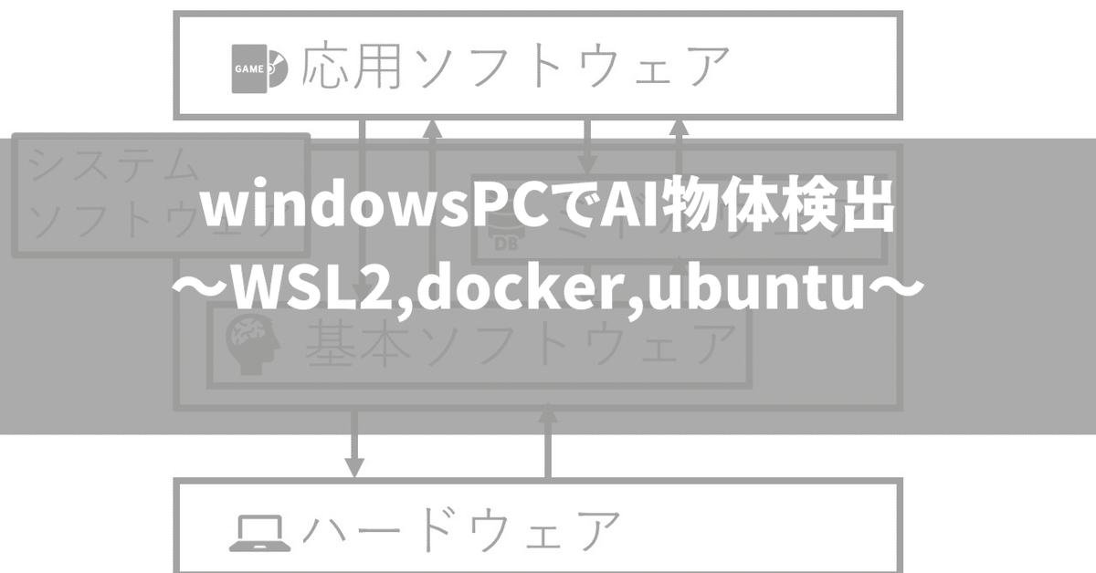 windowsPCでAI物体検出！WSL2,docker,ubuntuのあれこれ｜ふみペン＠CursorAI研究所