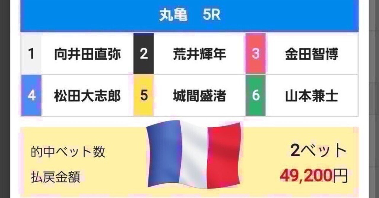 丸亀5r 1657【㊗️超激アツ特大配当予想㊗️】|万舟皇帝プロの競艇予想屋🇫🇷|note