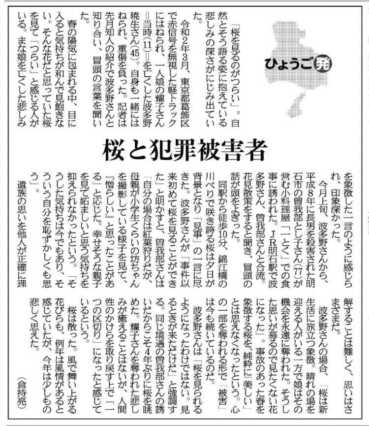 明石の風、桜、そして鯛｜波多野暁生/Akio Hatano