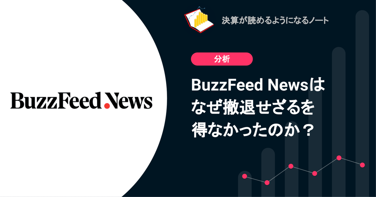 Q. BuzzFeed Newsはなぜ撤退せざるを得なかったのか？｜決算が読めるようになるノート