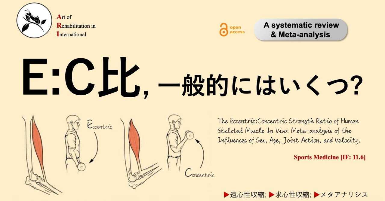Eccentric Concentric筋力比。一般的にはいくつ?|super Human 理学療法士/保健学博士 Phd