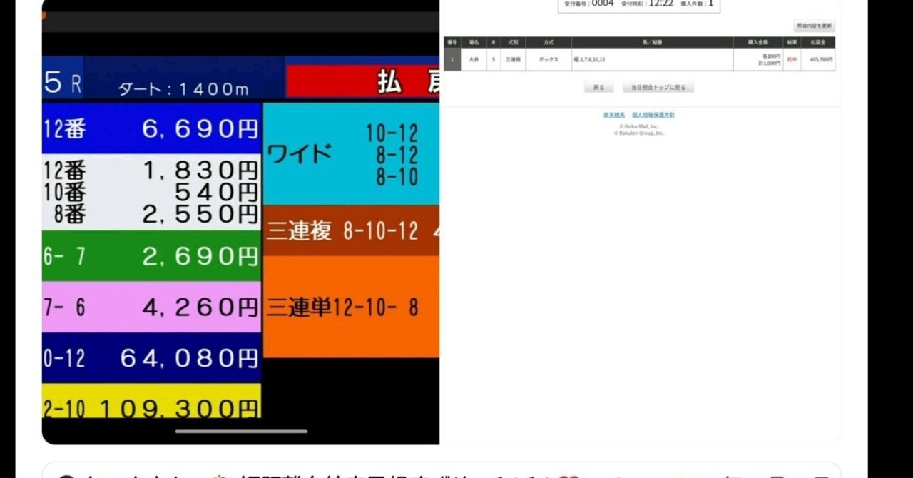 大井競馬🏇短距離血統穴馬3連複ボックスand👹鬼絞り🔥｜ちゃまさん
