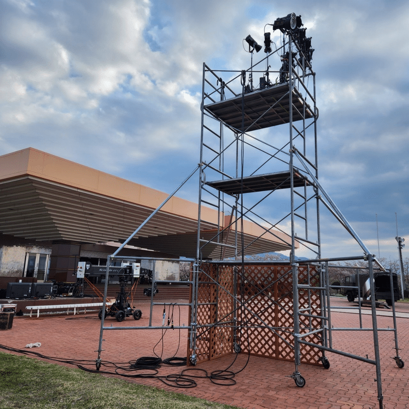 ロケ現場🎥撮影セットがスゴイ😻｜ドローンアーティスト夏知(Nachi)