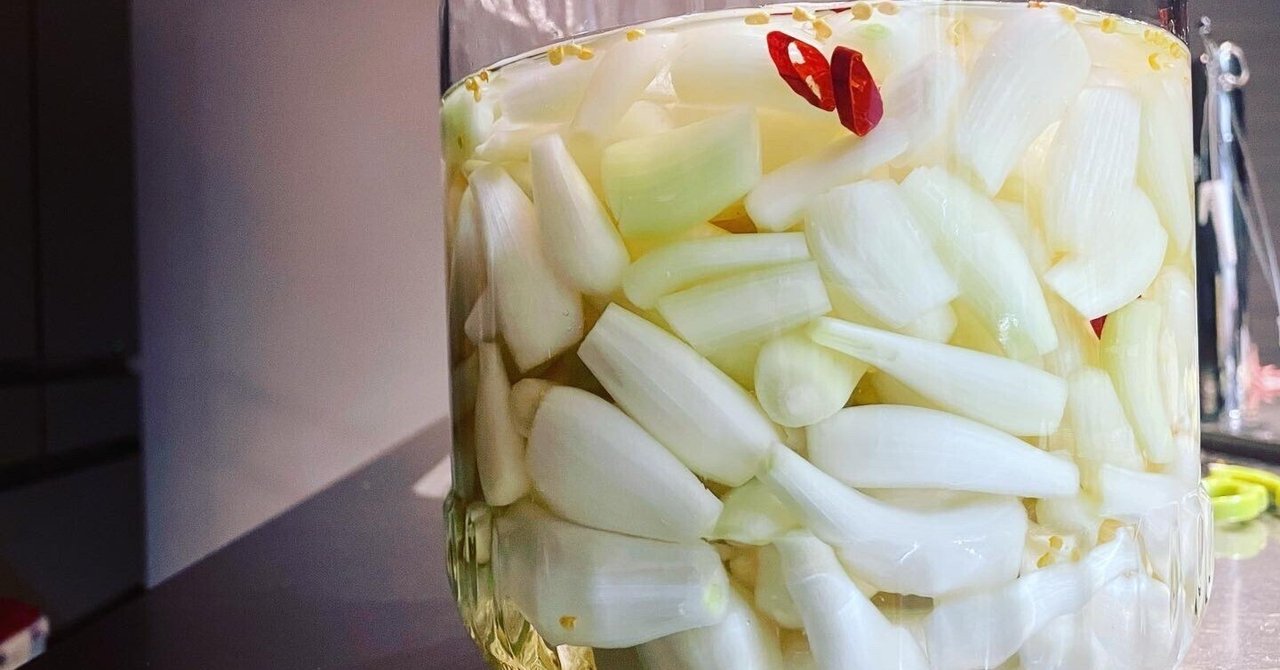 らっきょう作りの記録｜plm_kurashi