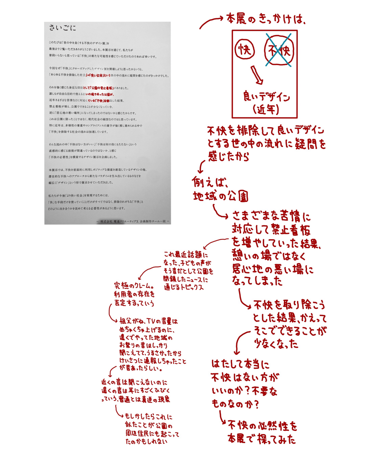 【レビュー】世の中を良くする不快のデザイン展｜いもづるしきのーと | IMO NOTE