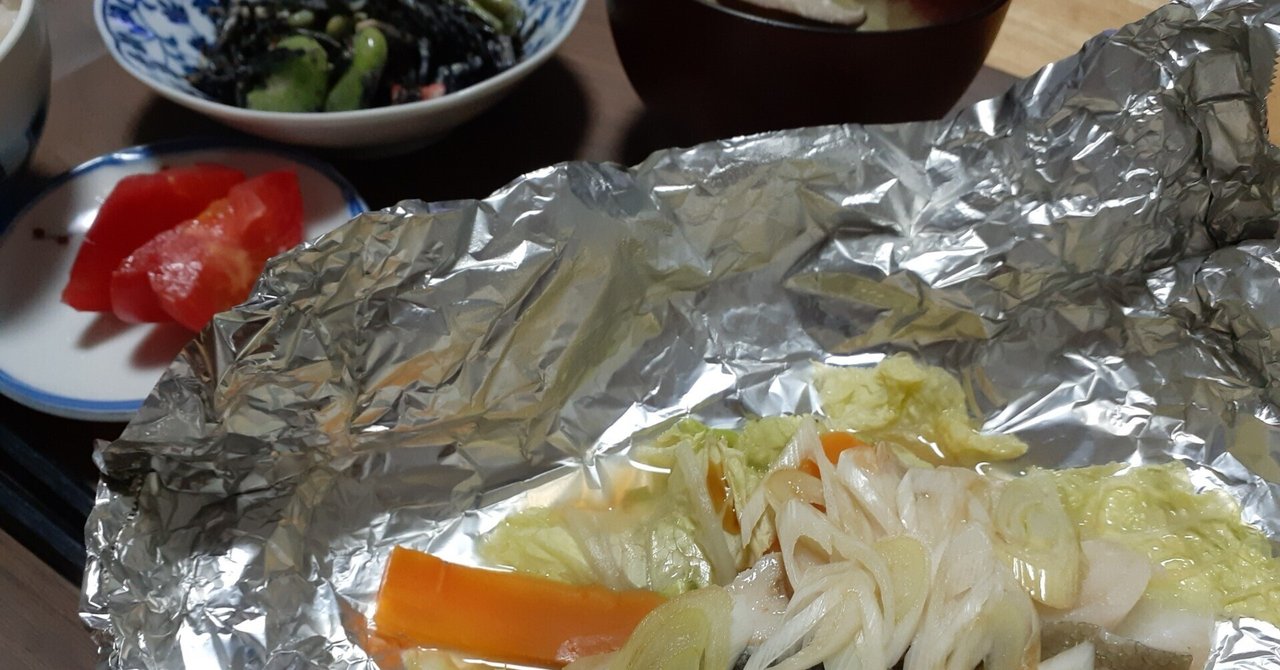 『たらのホイル蒸し』(塩分0.6g)｜guttyo