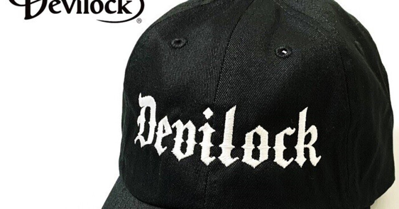 『DEVILOCK / デビロック』大人気の「OLD ENGLISH CAP」が再入荷！！｜Rogia