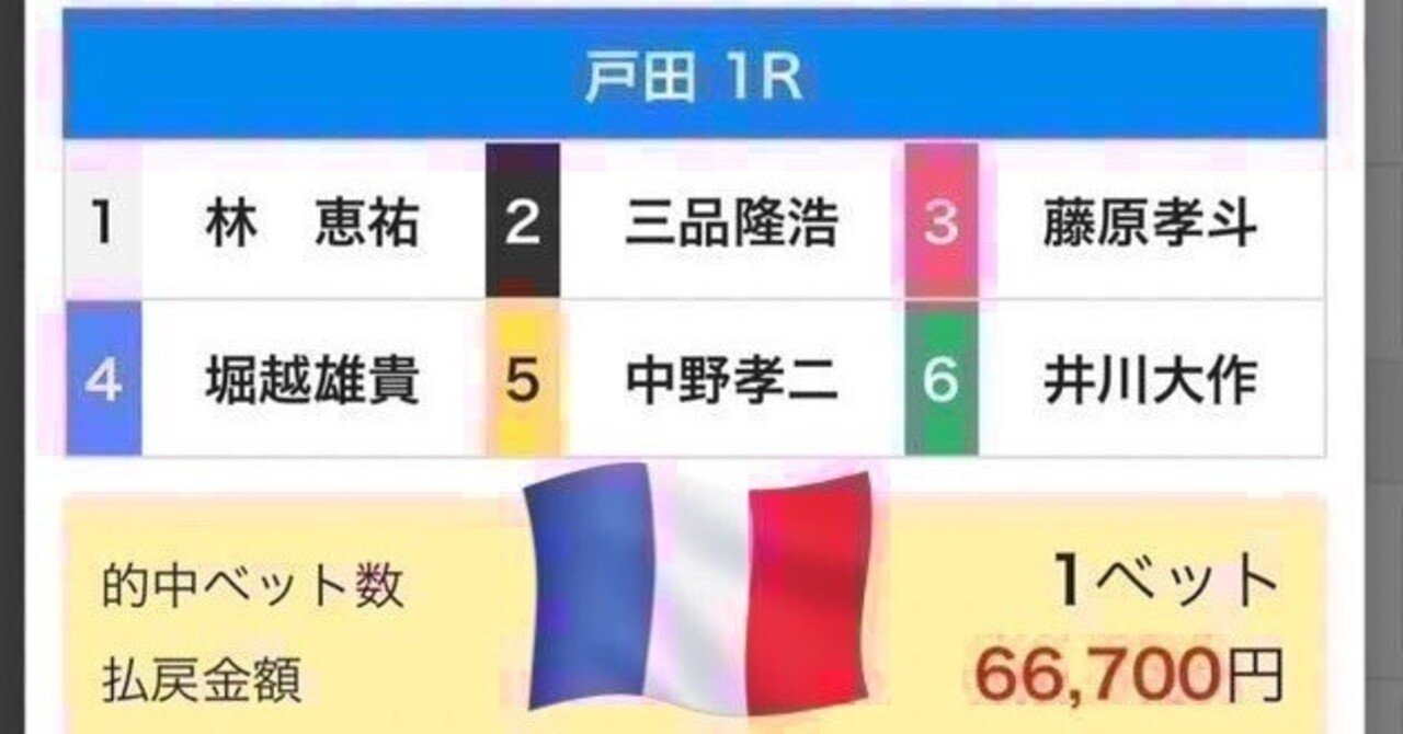 戸田1r 1047【㊗️🎉今日も戸田で特大連発させます1r大注目㊗️🎉】|万舟皇帝プロの競艇予想屋🇫🇷