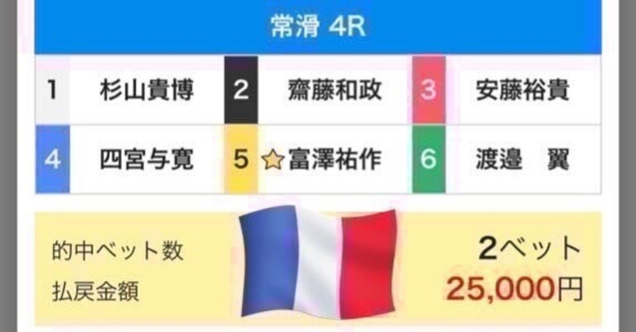 常滑4r 1235【㊗️🎉超激アツ特大配当予想㊗️🎉】｜万舟皇帝プロの競艇予想屋🇫🇷