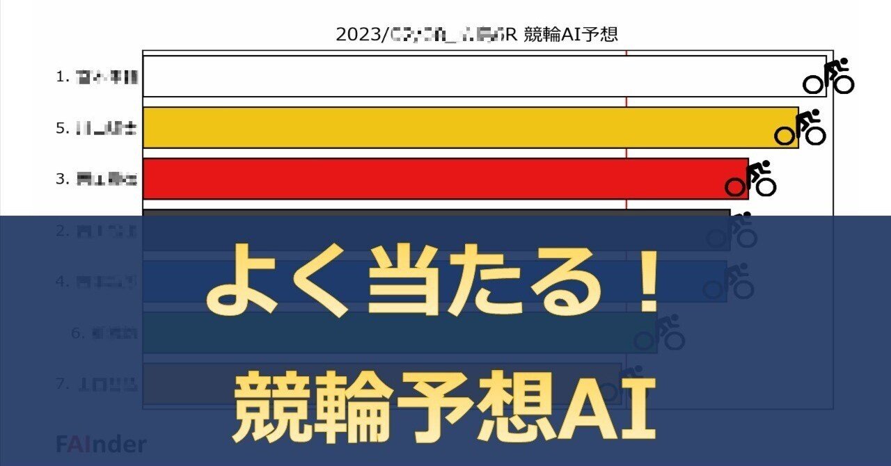 【完全無料】2023/6/8_向日町9R 競輪AI予想｜FAInder_競輪・競艇・オートレースAI