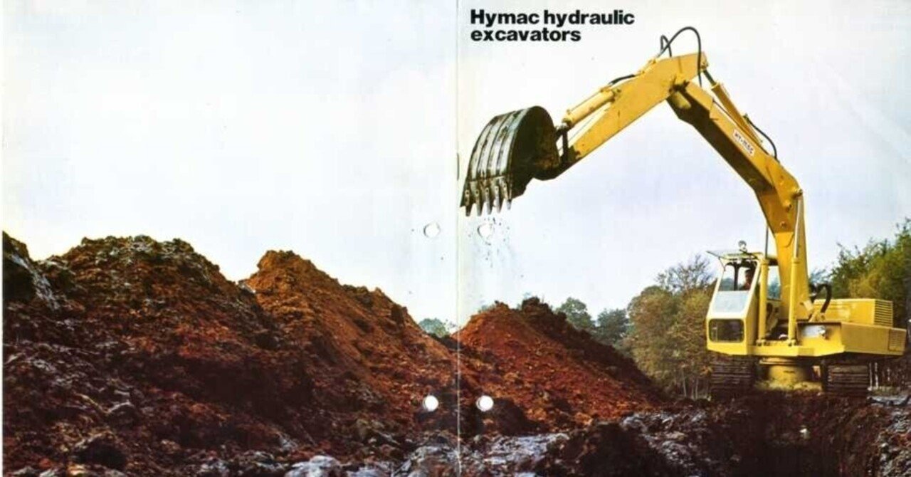 HYMAC Hymac hydraulic excavator｜建設機械化ライブラリー